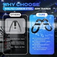 Sveltez Twister Arm Trainer for Men & Women – Upper Body Strength Bar ...