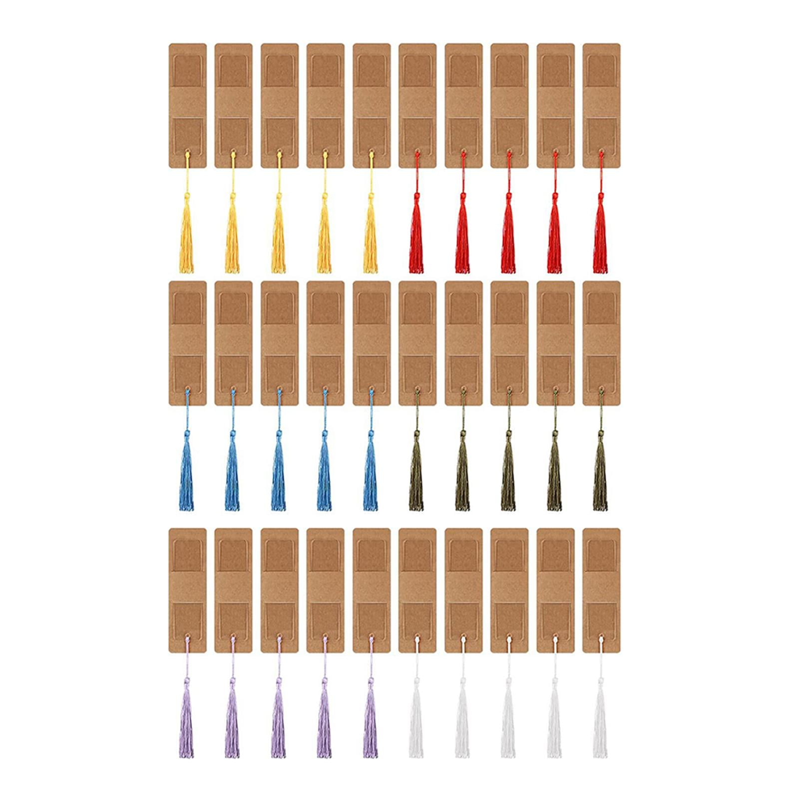 Kraft Bookmark Holder Blank Bookmarks Jewelry Display Cards DIY Crafts ...