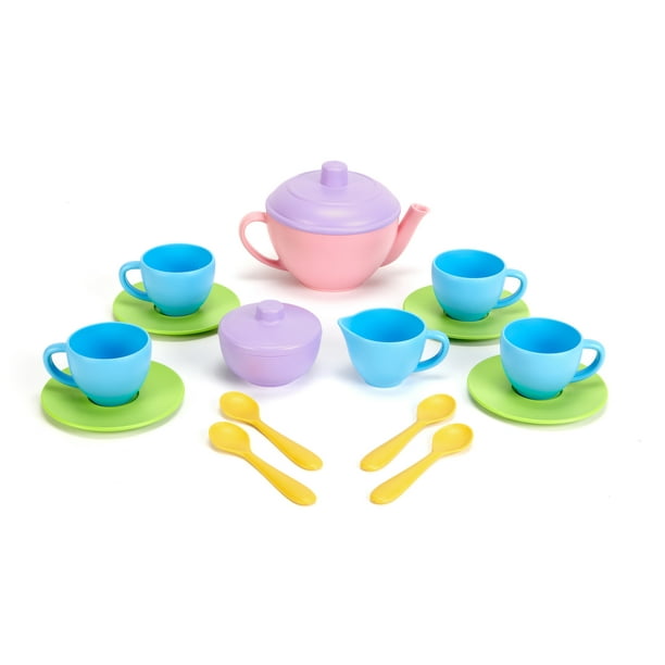 Green Toys Tea Set - Pink - Walmart.com
