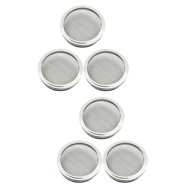 3 Pcs Mason Shaker Caps Pepper Stainless Steel Jar Lids Pour Spout ...