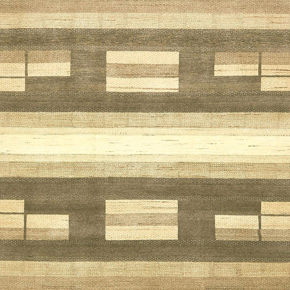 Ahgly Company Machine Washable Indoor Square Abstract Mustard Yellow ...