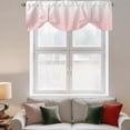 Abstract Texture Tie Up Valance Curtains Classic Pink Gradient Line ...