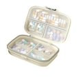 Compact Pills Box Large Capacity Weekly Medication Storage for ...
