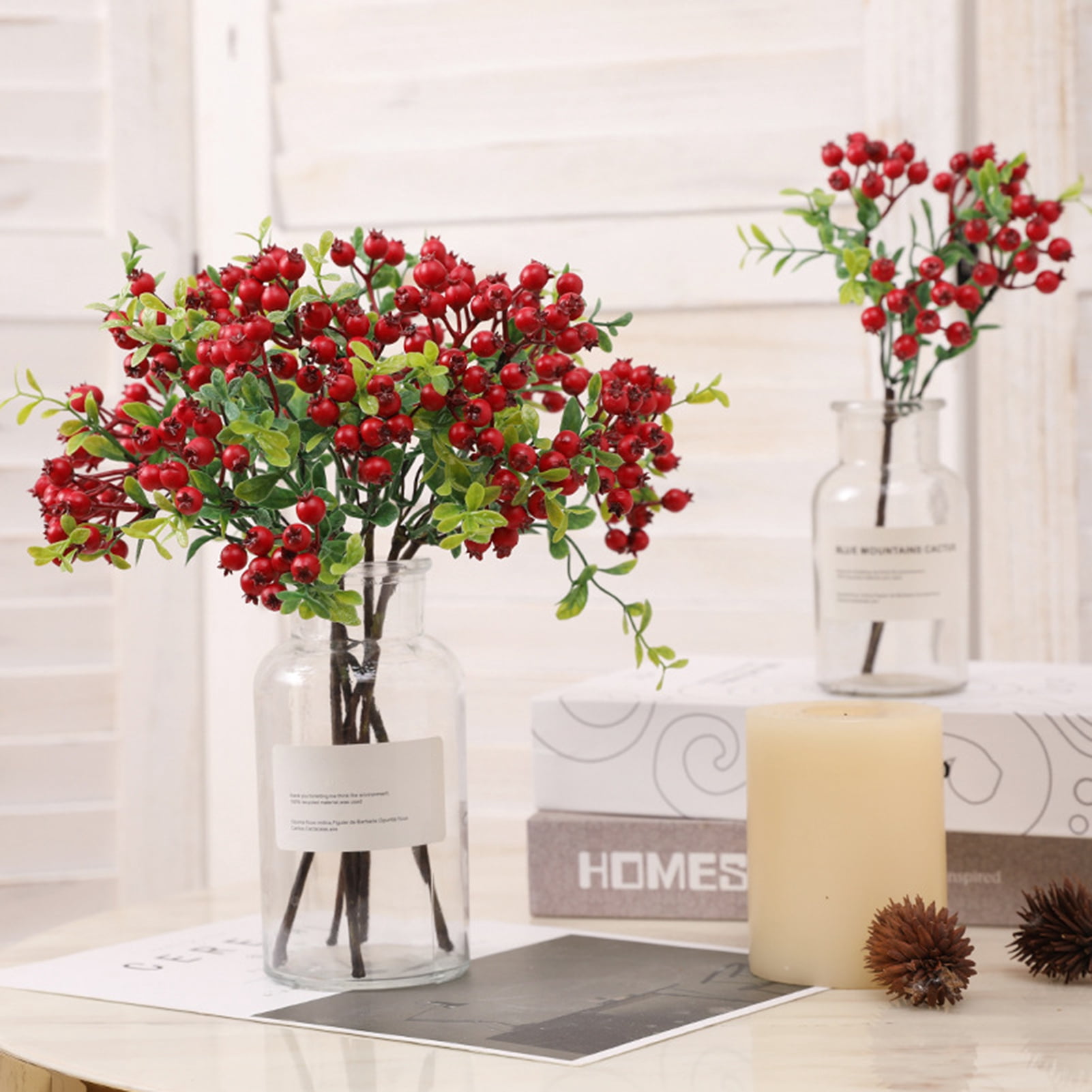 Sunjoy Tech Realistic Artificial Berry Decorative Nice-looking Flower ...