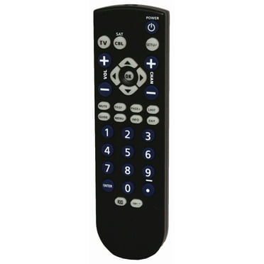 RCA RCRTBL04BE 4-Device Universal Ultra-Slim Remote Control - Walmart.com