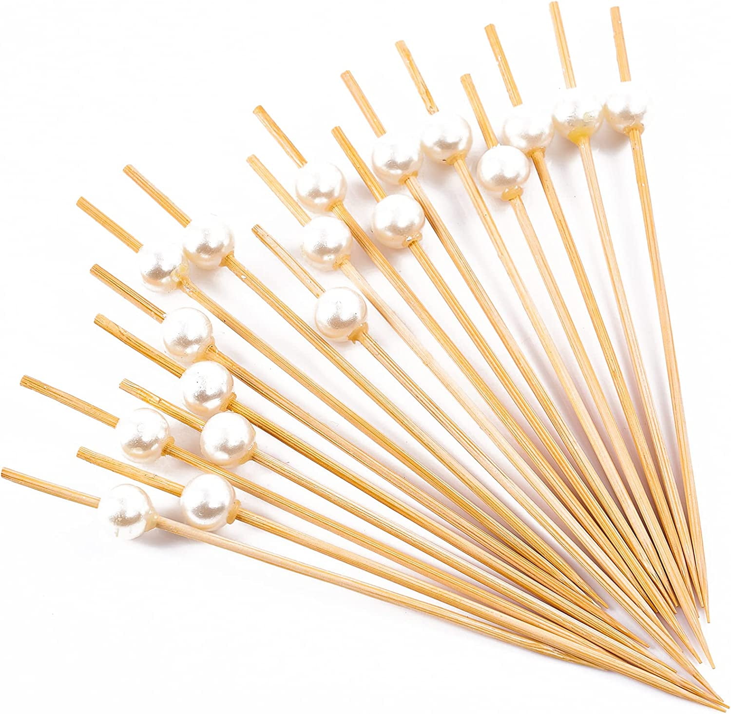 Cocktail Sticks, 100 Counts 4.7 inch Counts Cocktail Toothpicks with ...