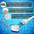 POOL SHARK Max Cordless Pool Vacuum, 1 Hour of Powerful Suction ...