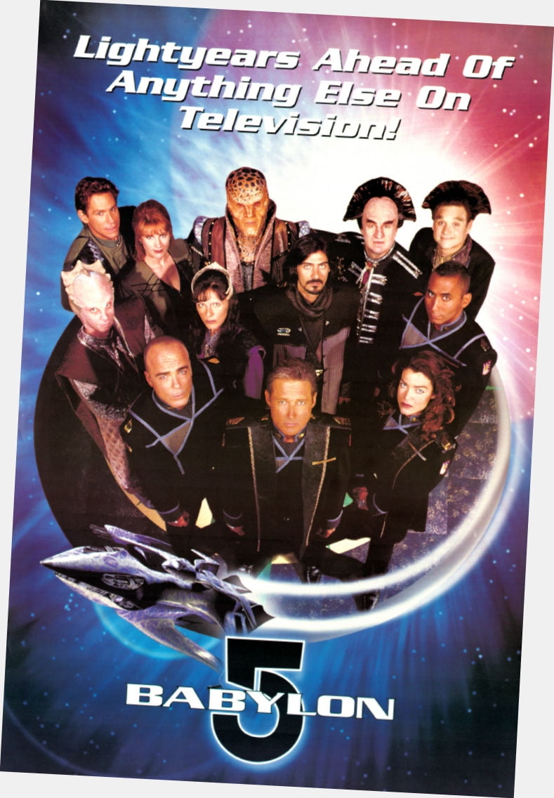 Babylon 5 Promo Poster 24"x36" 24x36 Multi-Color Square Adults Best ...