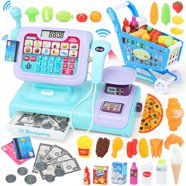Battat Ring It Up Register Cashier Plastic Set with 35pcs Calculator ...