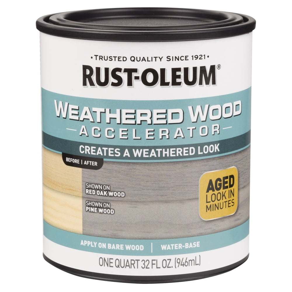 Rust-Oleum Weathered Wood Accelerator, Quart - Walmart.com - Walmart.com