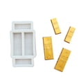 3D Gold Bar Gold Brick Silicone Mold DIY Chinese Style Cake Chocolate ...