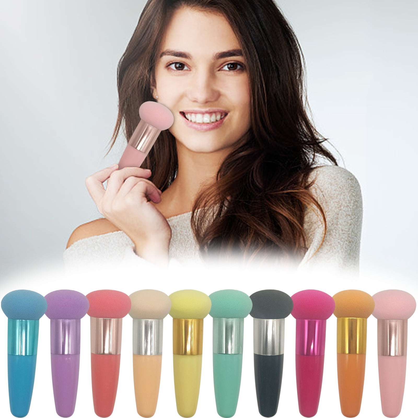 Ganfancp Maquillaje Cosmético Líquido Crema Fundación Pinceles Set ...