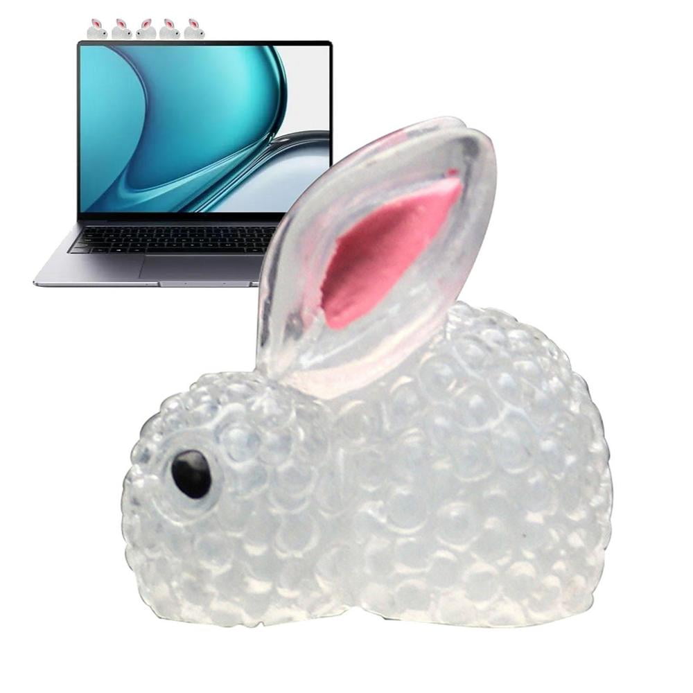 Tohuu Luminous Bunny Figurines Luminous Resin Gardening Accessories ...