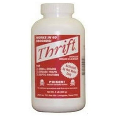 Thrift Marketing Odorless Drain Cleaner, 6 lbs - Grease, Plumbing ...