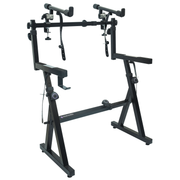 Donner Z-Style Portable Keyboard Stand, Heavy-Duty, For 54, 61, 88 Key Keyboards & Pianos ...