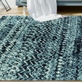 Superior Sunderland Oriental Chevron and Overdyed Transitional Area Rug ...