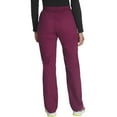 Dickies EDS Signature Scrubs Pant for Women Natural Rise Tapered Leg Pull-On 86106, M, Wine ...
