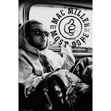 Aquarius Mac Miller Black & White Music Laminated Concert Poster - 24.5 ...