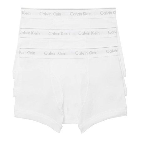 Calvin Klein Men's Underwear Cotton Classics 3-Pack Trunk, 3 White, XXL | Walmart Canada
