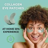 Olrom Collagen Under Eye Patches Mask - 16 Pairs - 4 Kits for Dark ...