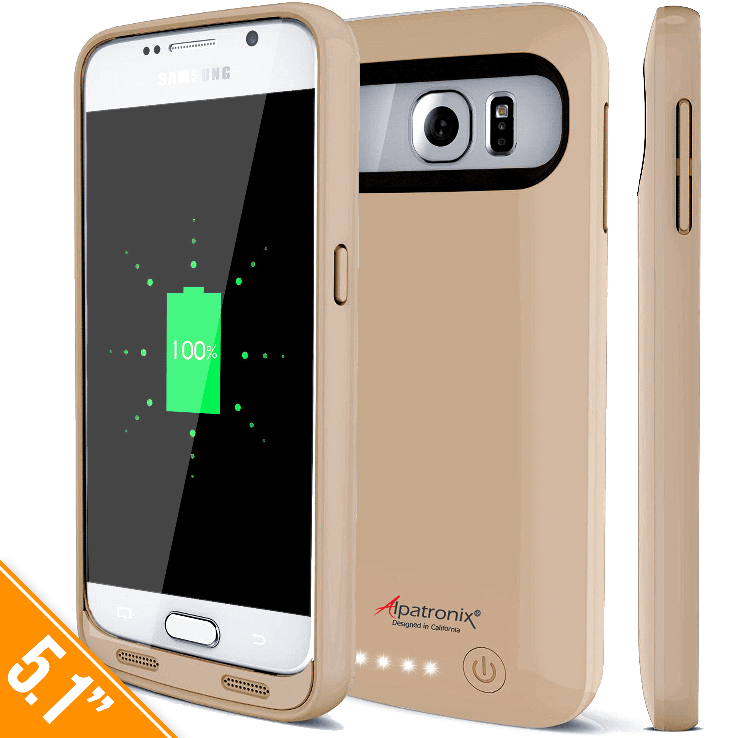 Alpatronix BX410 3500mAh Samsung Galaxy S6 Portable Battery Case ...