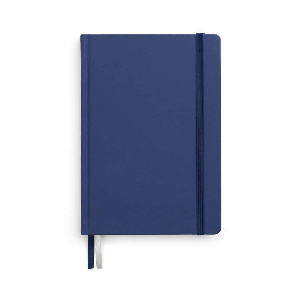 TRU RED Medium Hard Cover Ruled Journal Blue TR55731 - Walmart.com ...