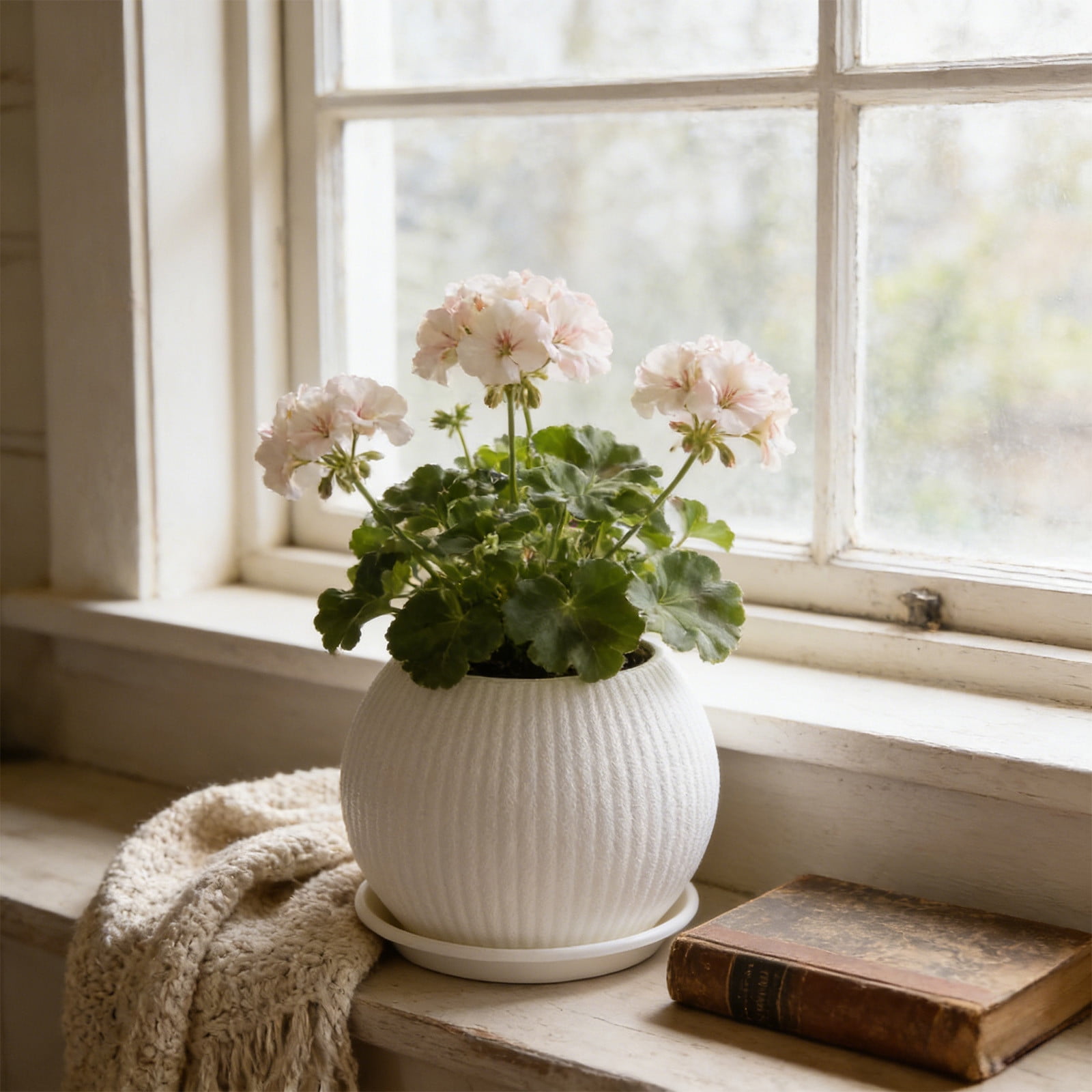 Click here for Xwshyw Artificial Plant Pots With Saucers Plastic... prices