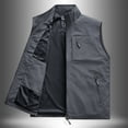 Aueoeo Men Golf Vests Thin Lightweight Plus Size Work Jackets Full ...
