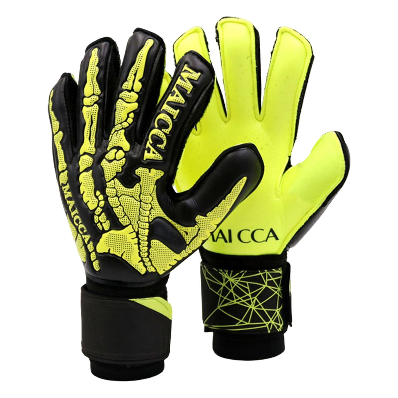 Guantes de portero Zulema Antideslizante Látex Palma Doble Negro ...