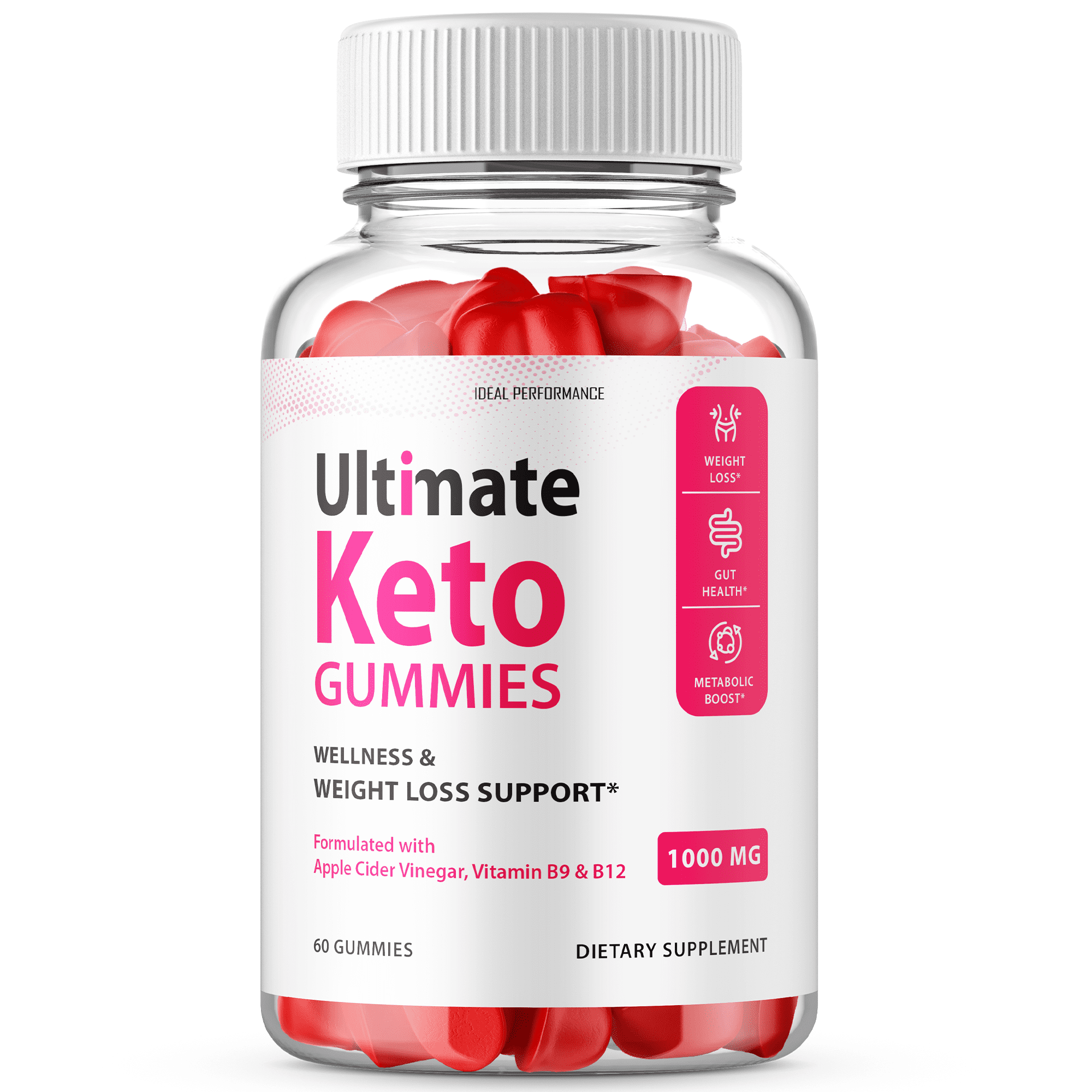 Ultimate Keto Gummies (60 Gummies) - Walmart.com