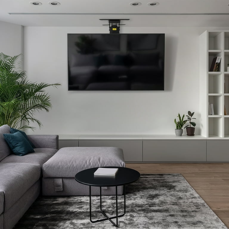 Vivo Remote Control Motorized Tv Ceiling Mount | Shelly Lighting