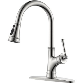 OakBrook Essentials One Handle Kitchen Faucet with Deck Mount Side ...