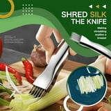 Shred Silk The Knife, 2024 New Upgrade Stainless Steel Chopped Green ...