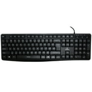 104KEY USB KEYBOARD BLACK PC STD LAYOUT - Walmart.com