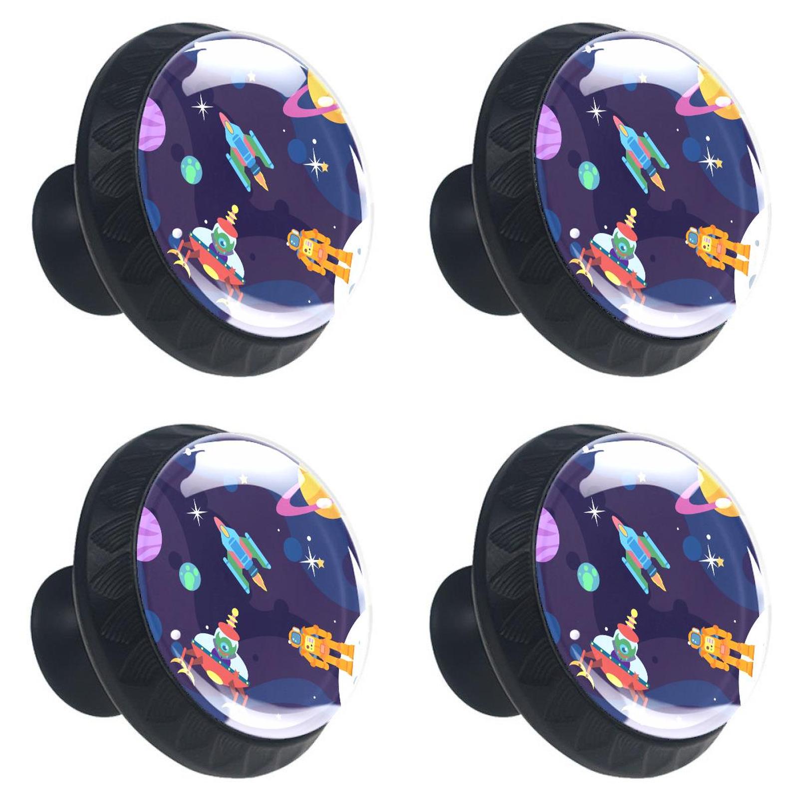 4 Pcs Outer Spaceship Planet Knobs for Kitchen Cabinet Cupboard Dresser ...