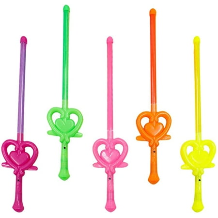 Bright Heart Wand Glowing Princess Wand Toy Princess Costume Cosplay ...