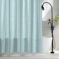 Hand-Drawn Lines Shower Curtains for Bathroom, Modern Abstract White ...