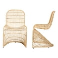 bali & pari Rosalba Boho Dining Chair, 2-Piece, Light Honey - Walmart.com