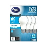 GE Auradescent 25W Decorative G16 1/2 Bulbs, 2 count - Walmart.com