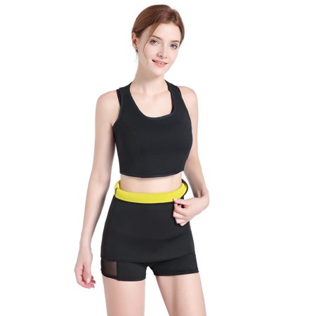 Neoprene Sleeveless Underwaist Body Shaper Sports Vest Running Gym ...