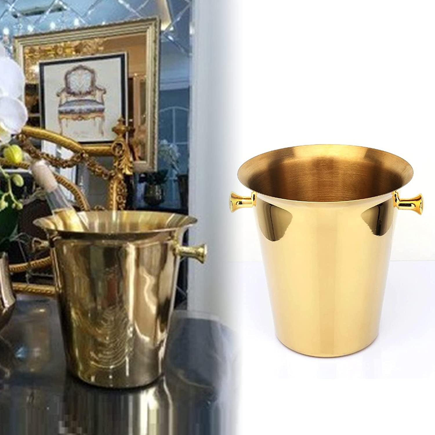 22.5cm Height Champagne Cooler Club Wine Beer Cooler Ice Bucket ...