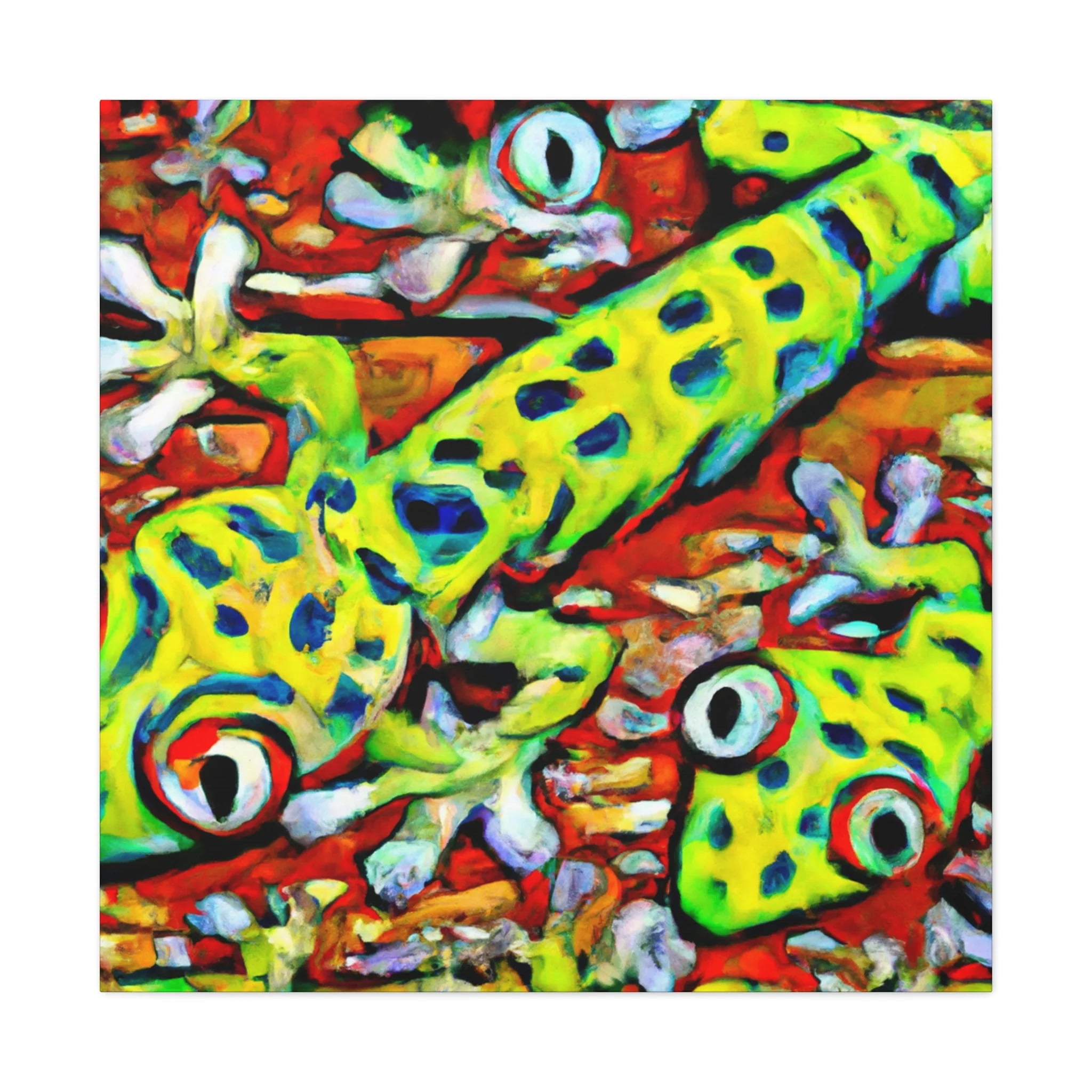 Green Gecko Groove. - Canvas - Walmart.com