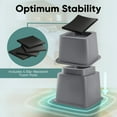 Home Intuition Bed Risers Heavy Duty Adjustable Furniture Riser 3, 5 or ...