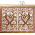 Abstract Tree Branches Small Cabinet Curtains 10"W x 11"L, Modern ...