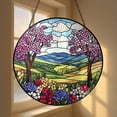 Blooming Meadow Tree Stained Glass Suncatcher – Window Decor2101 ...