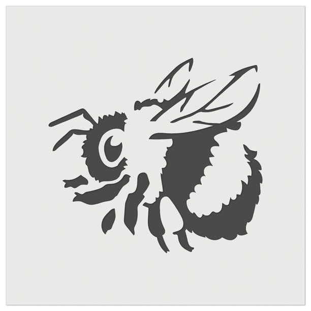 Cute Chubby Bumblebee Bee Insect DIY Cookie Wall Craft Stencil - 3.5 ...