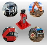Big Red 22 Ton Heavy Duty Professional Car Jack Stand with Lock Pin for ...