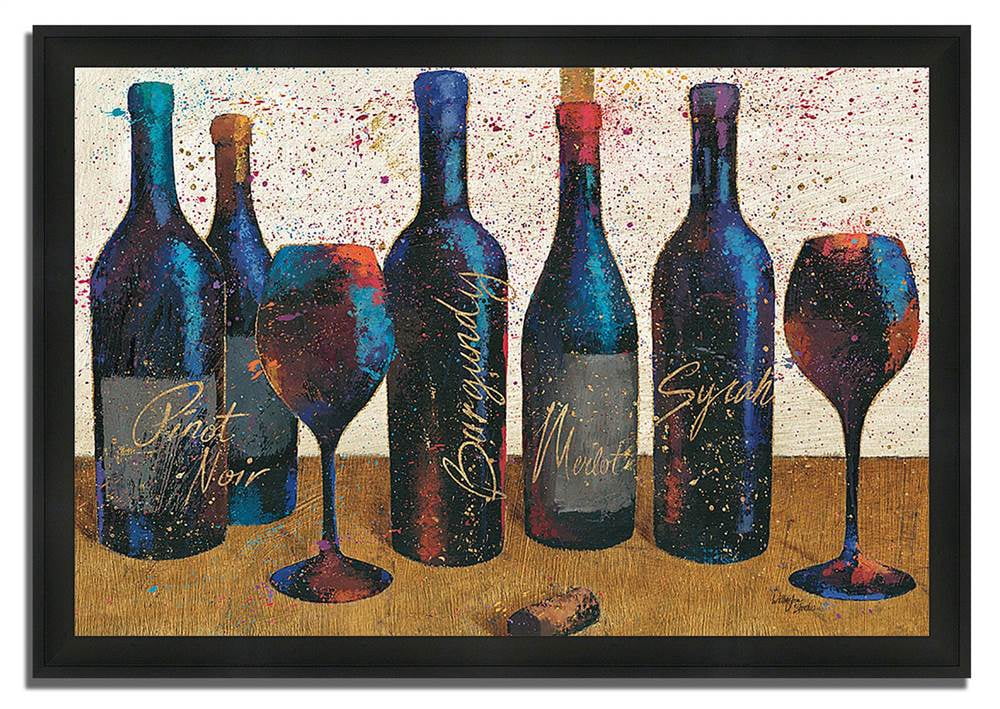 Art & Collectibles Giclée Wine Print Wine Poster Red Wine Poster ...