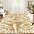 Garvee Modern Arch Pattern Carpet Rug, Washable Living Room Rug for ...