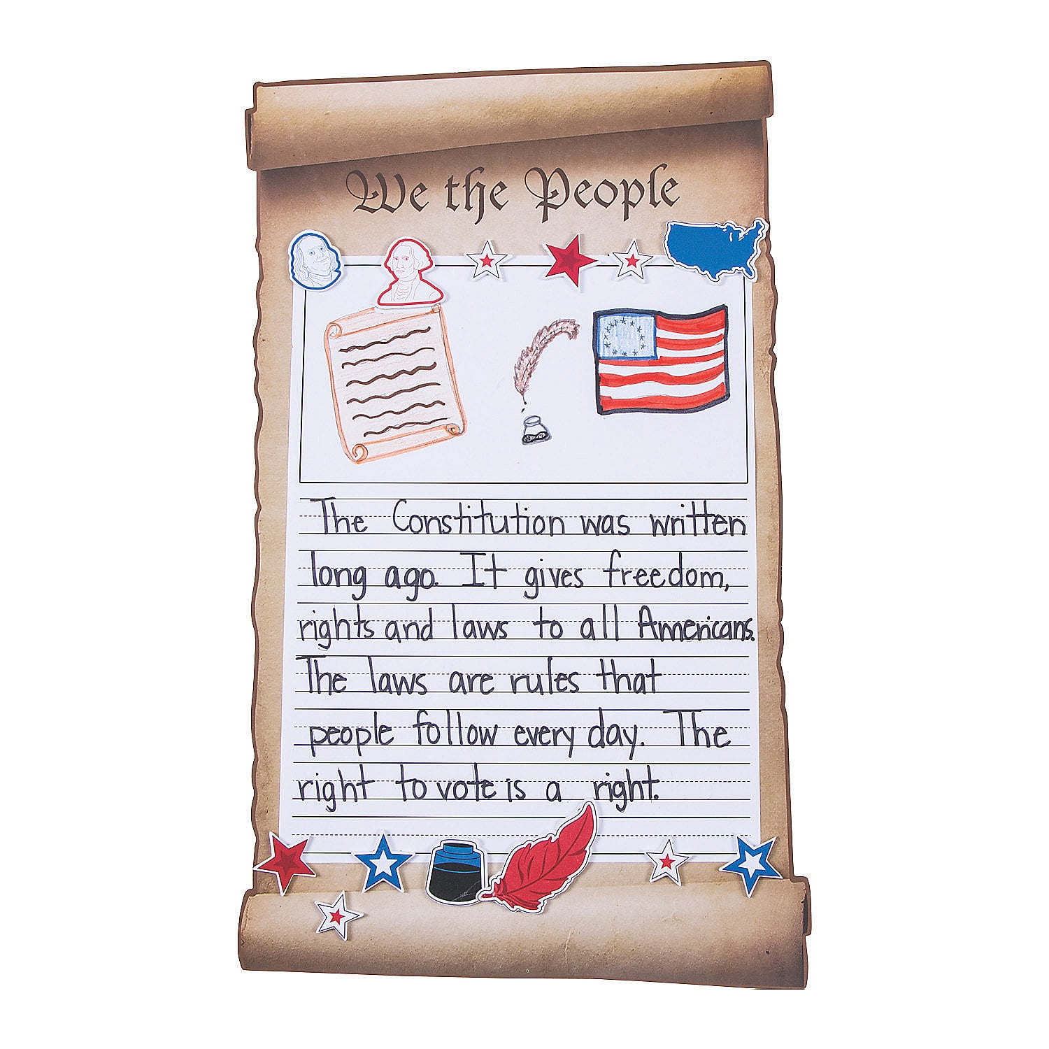 Constitution Writing Prompt Craft Kit, Craft Kits, Sign Decoration ...